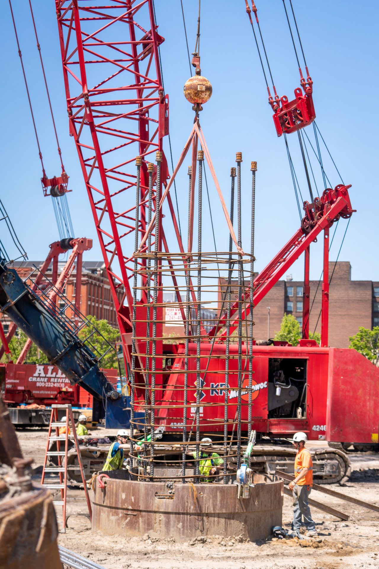 May 2022: Building Anchors Installed