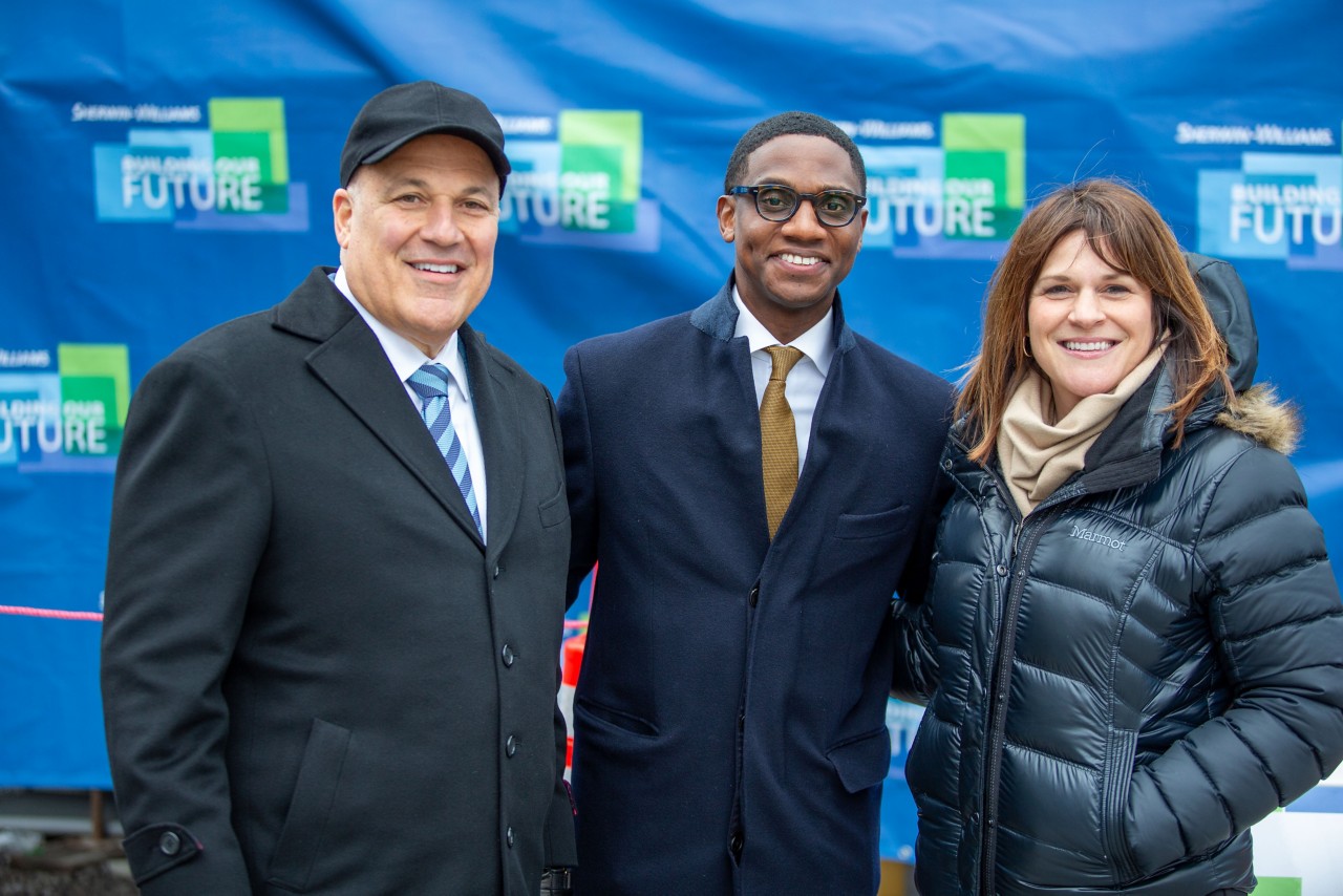Sherwin-Williams Celebrates New Global Headquarters Topping-Off Ceremony